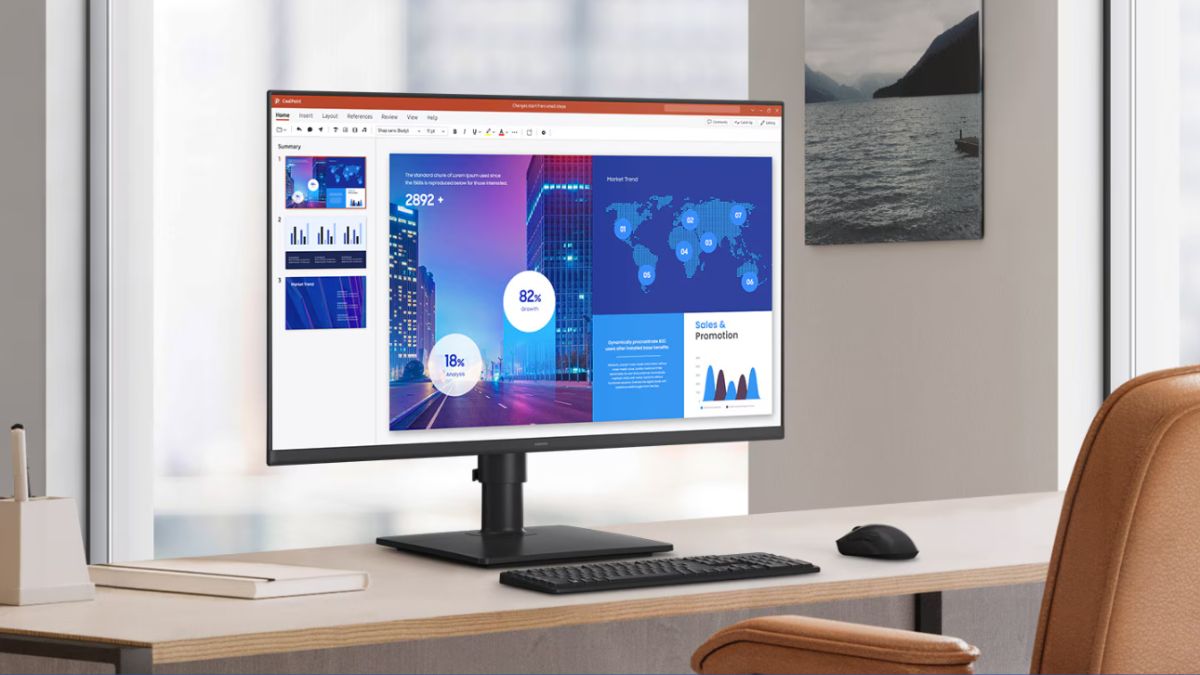 SAMSUNG Essential Monitor S4, 22" FHD IPS